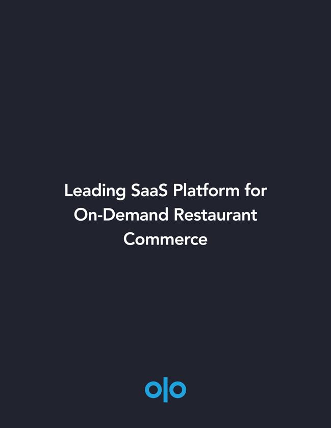 Olo Inc. IPO: Digitalization in the Restaurant Business - R Blog ...